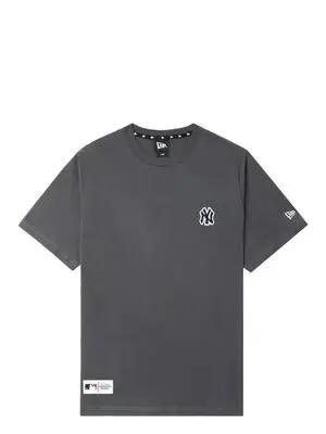 New Era Logo-embroidered Cotton T-shirt - Grey