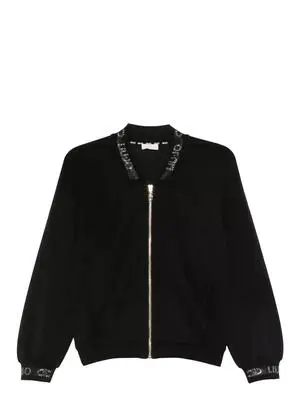 Liu Jo Zip-up Jacket With Embellished Details - Black