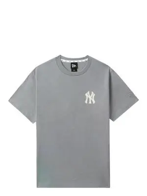 New Era Logo-embroidered T-shirt - Grey