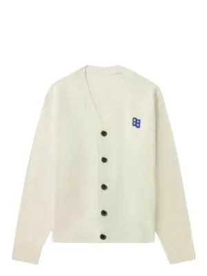 ADER ERROR Logo-patch Button Cardigan - Neutrals