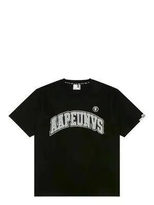AAPE BY *A BATHING APE® Ape University-style T-shirt - Black