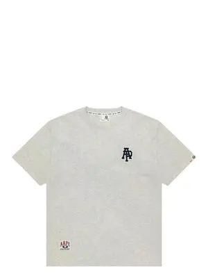 AAPE BY *A BATHING APE® Logo-print Cotton T-shirt - Grey