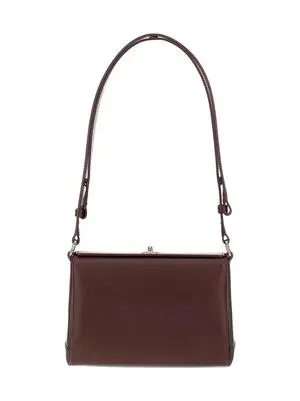 Plan C Leather Shoulder Bag - Red