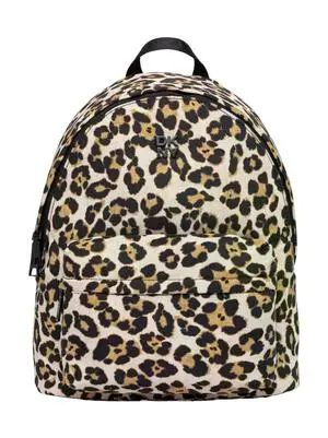 Dkny Leopard-print Backpack - Brown