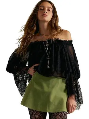 Free People We The Free Paradise Found Skort Going Green