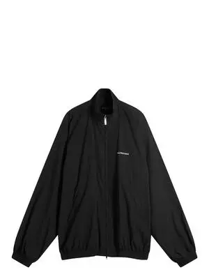 Balenciaga Stretch Poly Tracksuit Jacket - Black