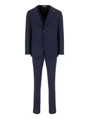 CORNELIANI Pinstripe Single-breasted Suit (set Of Three)