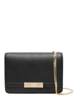 Elisabetta Franchi Logo-plaque Chain Shoulder Bag - Black