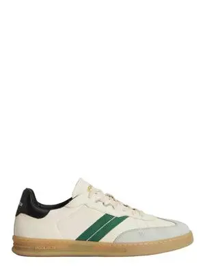 Woolrich Leather Stripe Sneakers - Neutrals