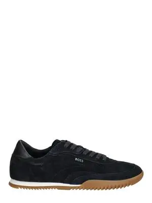 BOSS Leather Low-top Sneakers - Blue