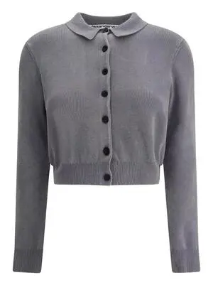 Alexander Wang Cropped Cardigan - Grey