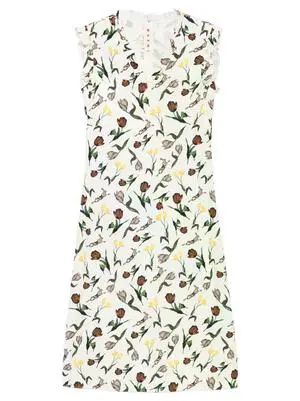 MARNI Floral-Print Midi Dress