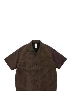 Visvim Pinstripe Short-sleeve Shirt - Brown