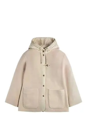 FAY Hooded Toggle-Detail Jacket