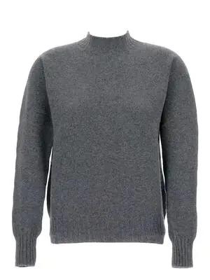 DRUMOHR Wool Mock-neck Sweater - Grey