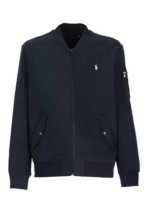 Polo Ralph Lauren Zipped Pocketed Sweatshirt - Blue