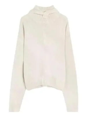 LEMAIRE Buttoned Ribbed-knit Jumper - Neutrals