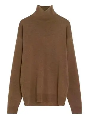 LEMAIRE Crew-neck Sweater - Brown