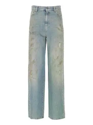 GOLDEN GOOSE Side-studded Jeans - Blue