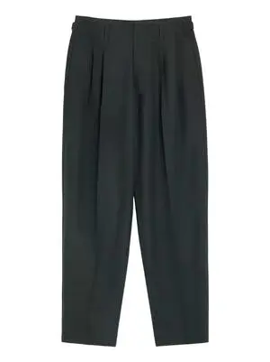 LEMAIRE Pleated Adjustable-waist Trousers - Grey