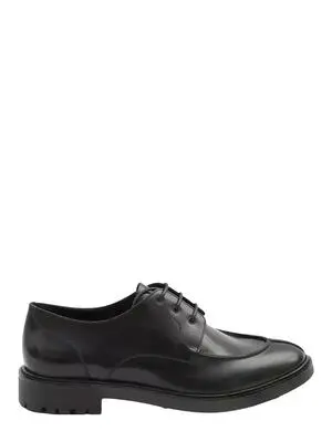 Saint Laurent Lino Lace-up Derby Shoes - Black