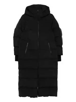 Herno Hooded Long Sleeve Padded Coat - Black