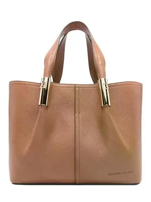 Elisabetta Franchi Leather Tote Bag - Brown