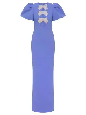 princess polly baby blue dress Xscape Evenings Xscape Embellished Mesh Mermaid Gown In Grey/ Blue - 70%  Off