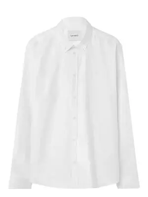LES DEUX Konrad Button-down Oxford Shirt - White