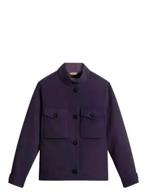 Woolrich Double Flap-pocket Jacket - Purple