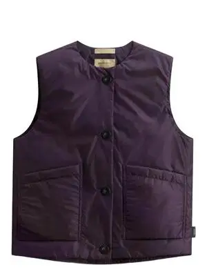 Woolrich Quilted Vest - Purple