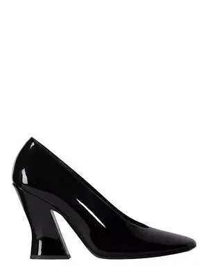 Givenchy 95mm Sculpted Patent Leather Pumps - Black
