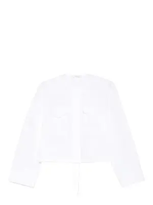 Givenchy Pocket Drawstring Shirt - White