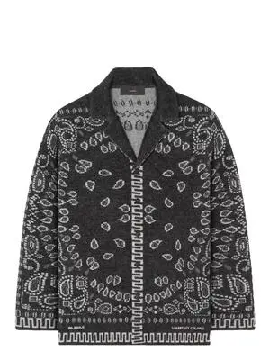 Alanui Paisley-motif Shirt - 0706-charcoal-multicolor