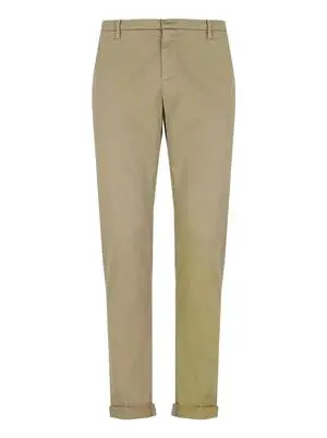 DONDUP Logo-detail Trousers - Neutrals