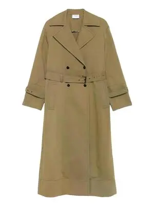 Akris Double-breasted Trench Coat - Green
