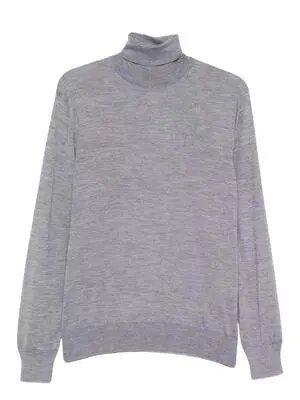 Agnona Turtleneck Long-sleeve Sweater - Grey