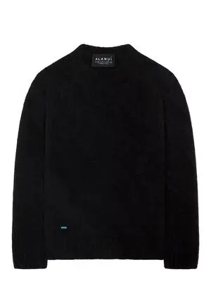 Alanui Ribbed Crew-neck Sweater - Black