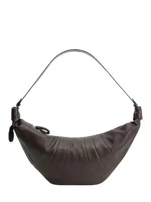 LEMAIRE Croissant Large Shoulder Bag - Brown