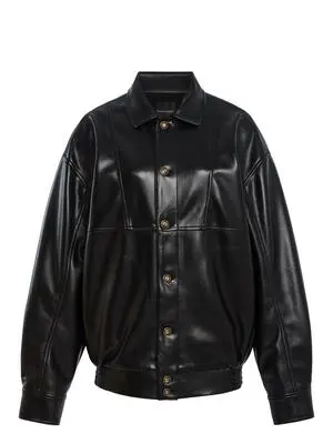 FAVORITE DAUGHTER Beacon Faux Leather Jacket