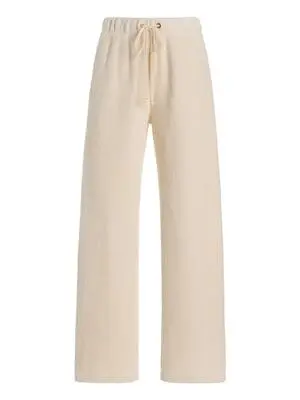 LES TIEN Dylan Classic Fit Sweatpants - Ivory