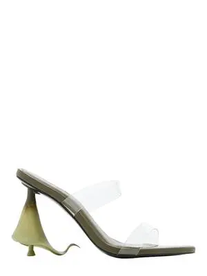 Cult Gaia Calisto Pvc Sandals - Green