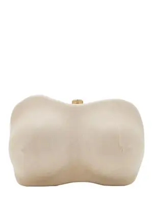 Cult Gaia Reina Handheld Clutch - White