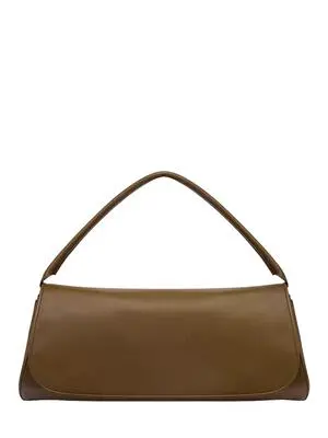 Alberta Ferretti Leather Shoulder Bag - Brown