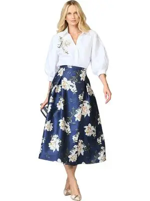 SACHIN & BABI Tippy Floral-Printed Skirt
