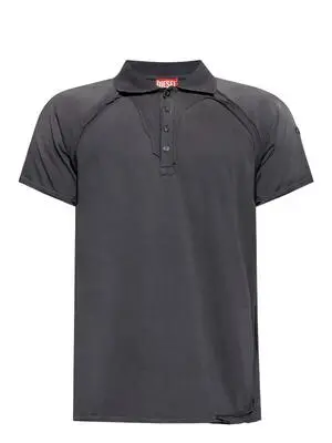 DIESEL® Distressed Embroidered T-shirt - Grey