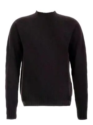 DRUMOHR Wool Crew-neck Sweater - Brown