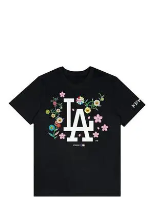 TAKASHI MURAKAMI X La Dodgers Floral-print T-shirt - Black