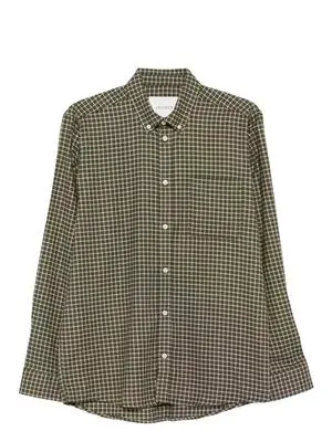 LES DEUX Check Flannel Shirt - Green