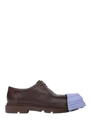 Camper Junction Leather Oxford Shoes - Brown